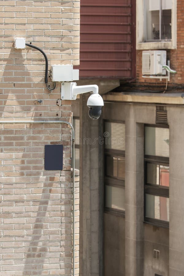 Cctv Cameras Installed Corner Building Stock Photos - Free & Royalty ...