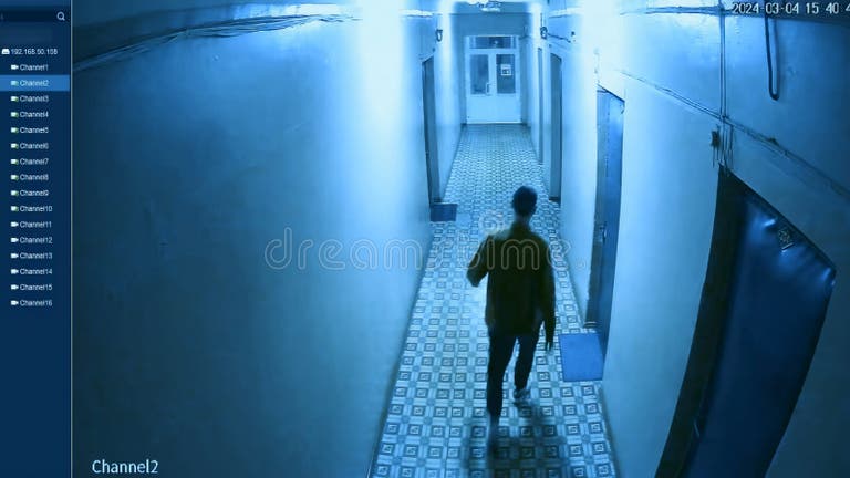 Security Surveillance Multi-Camera Setup in Office and Warehouse Stock ...