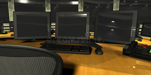 Security Surveillance room stock photo. Image of command - 533760