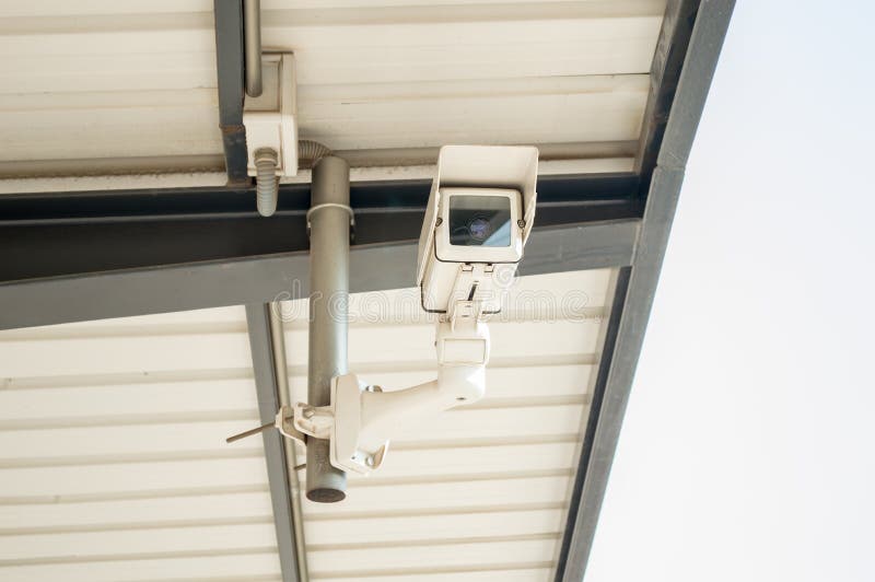 Security Surveillance at the Station Stock Image - Image of room ...