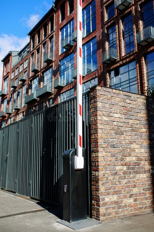 Automatic Barrier and Security System Stock Photo - Image of city ...