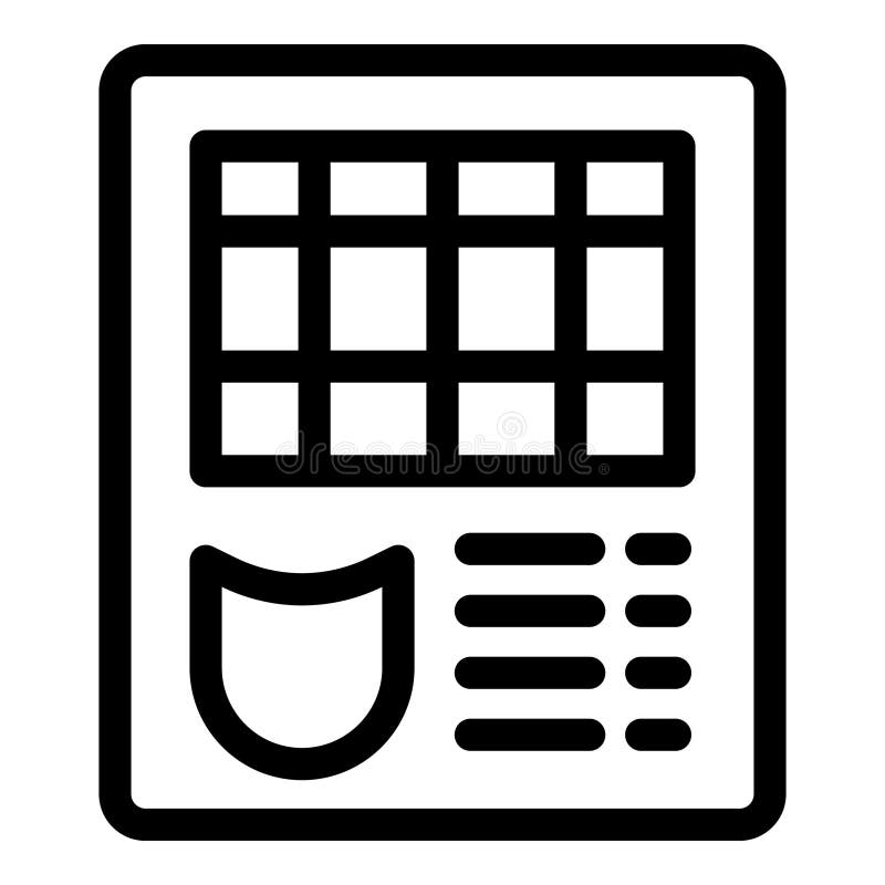 Security System Control Panel with Buttons Showing Modern Protection ...