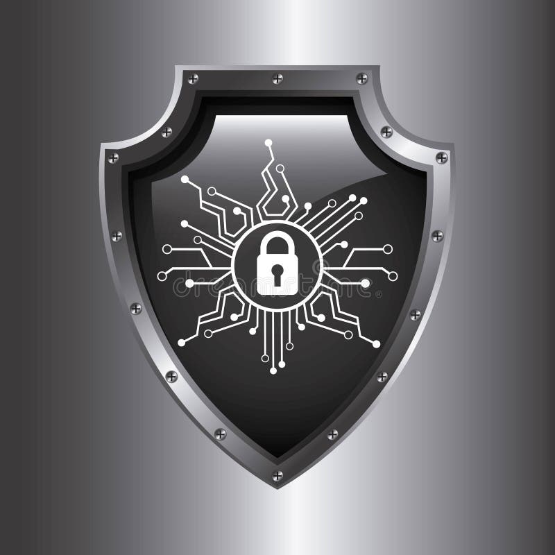 Security system design stock vector. Illustration of protect - 46030211