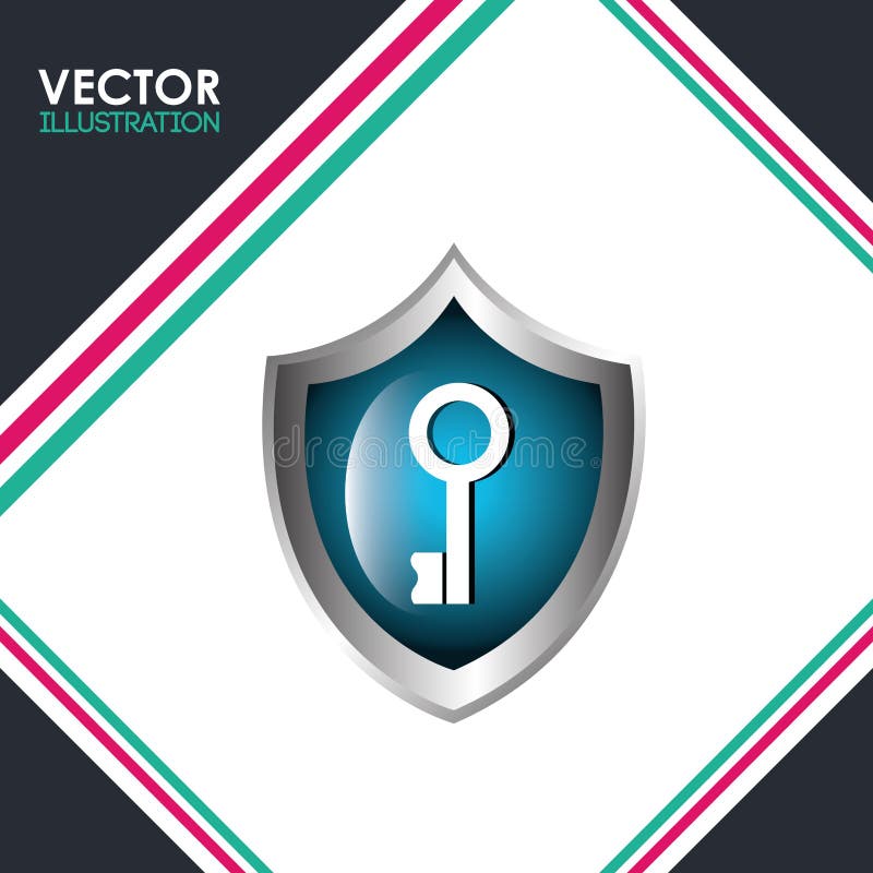 Security system design stock illustration. Illustration of shape - 67502934