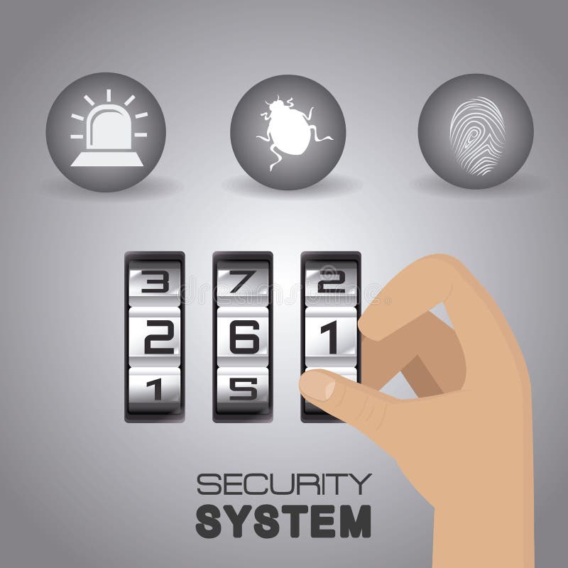Home security system stock illustration. Illustration of gadgets - 28729412