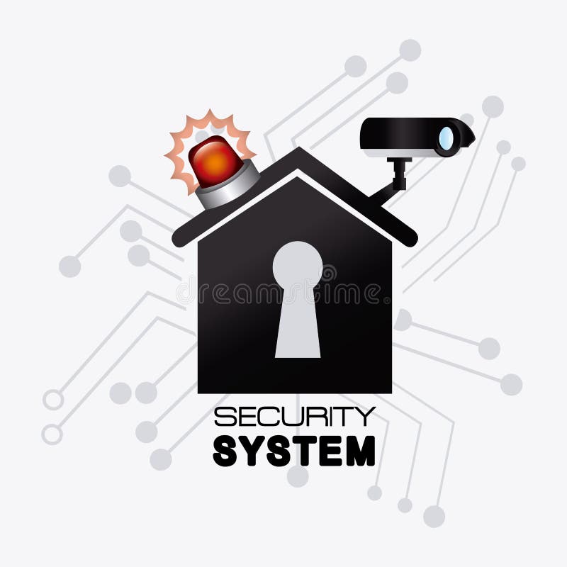 Security system design stock vector. Illustration of protect - 46030211