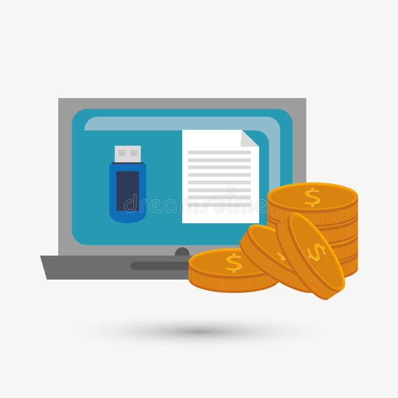 Security System Design. Protection Icon. Isolated Illustration Stock ...