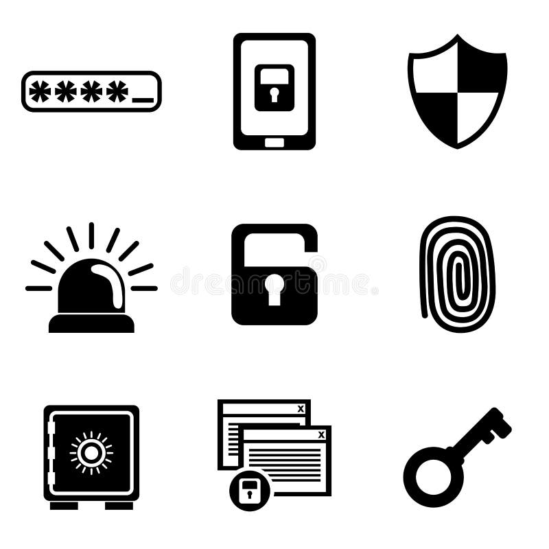 Security system design. stock vector. Illustration of concept - 58706466