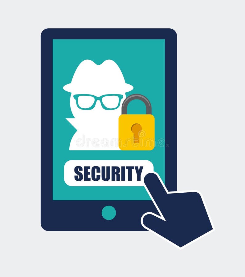 Security system design stock vector. Illustration of protect - 46030211