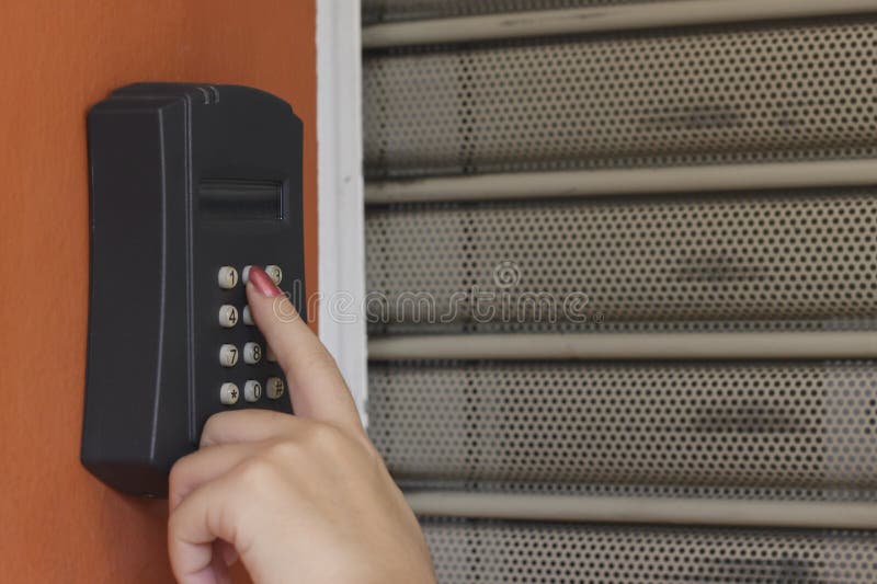 Security system keypad stock photo. Image of burglar - 11960424