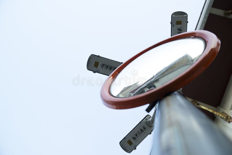 Security System, Mirror Junction and Camera Cctv Editorial Image ...