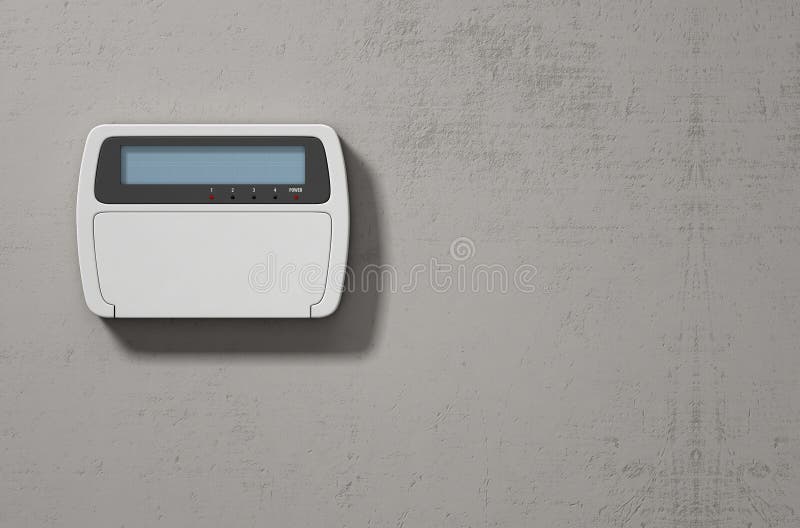 Security System Panel stock illustration. Illustration of home - 79364055