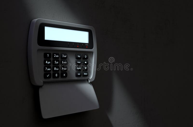 Security System Panel stock illustration. Illustration of home - 79154581