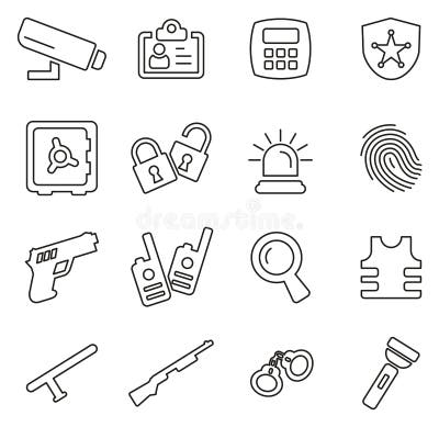 Police Officer Outline Stock Illustrations – 7,496 Police Officer ...