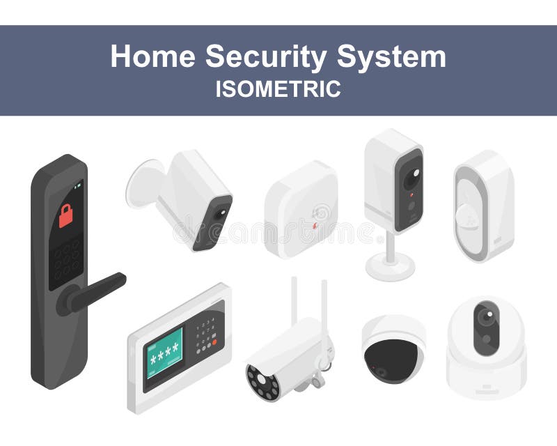 Security System for Smart Home Equipment Component Cctv Camera Wireless ...