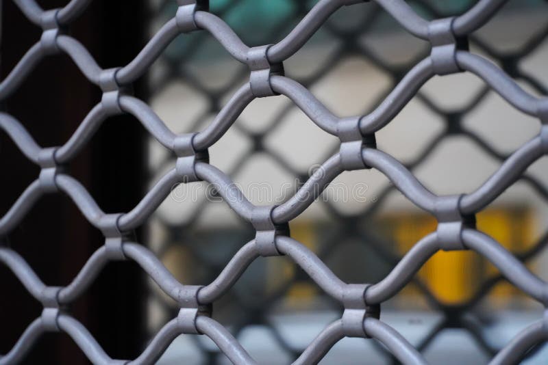 Security System at a Store. Outdoor Photography. Texture. Stock Image ...