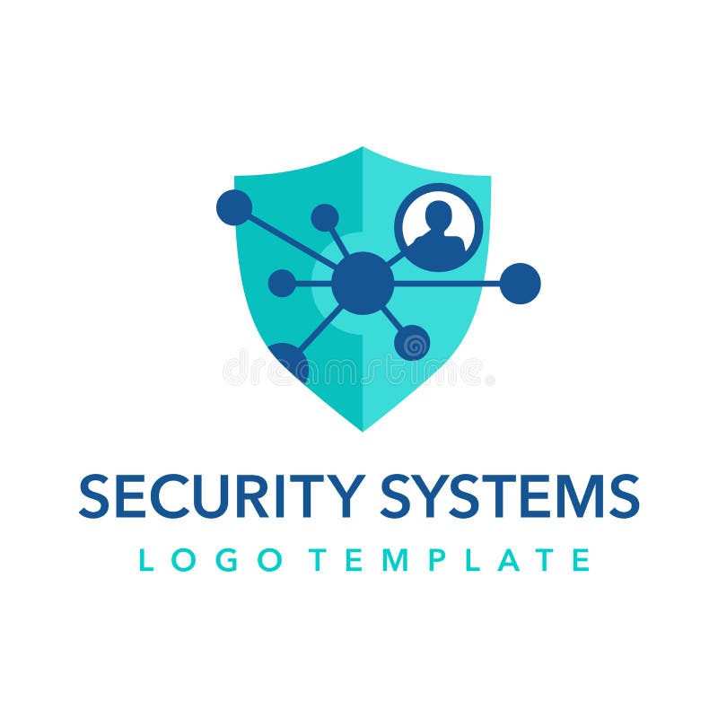 Security Systems - Shield with Connectied Points Stock Vector ...