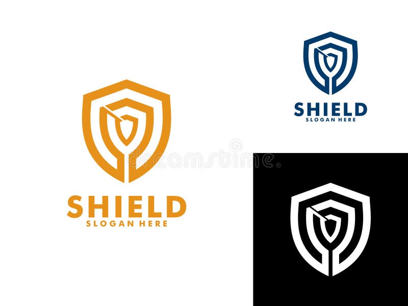Security Technology Logo Vector , Shield Logo Vector Template Stock ...