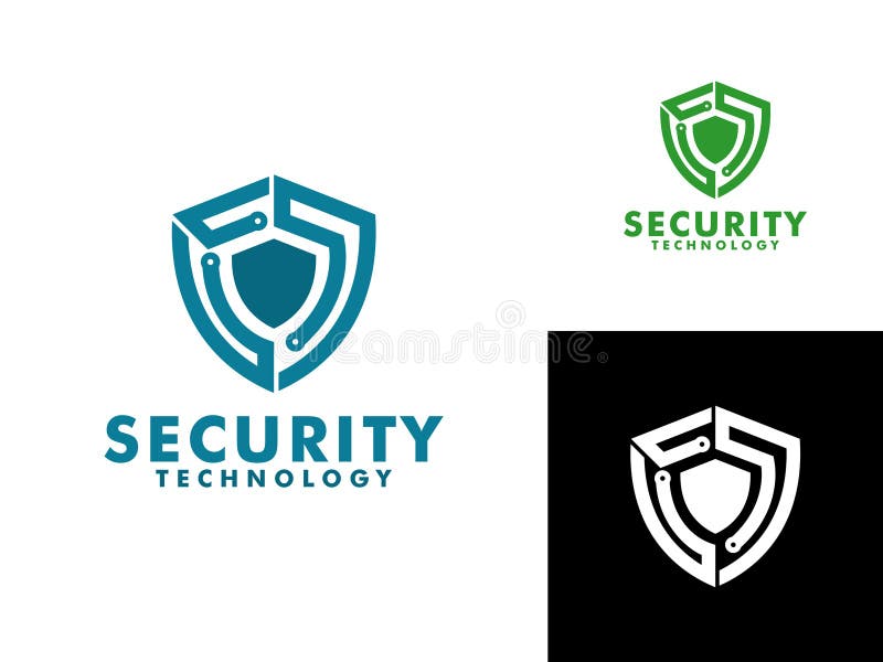 Security Technology Logo Vector , Shield Logo Vector Template Stock ...