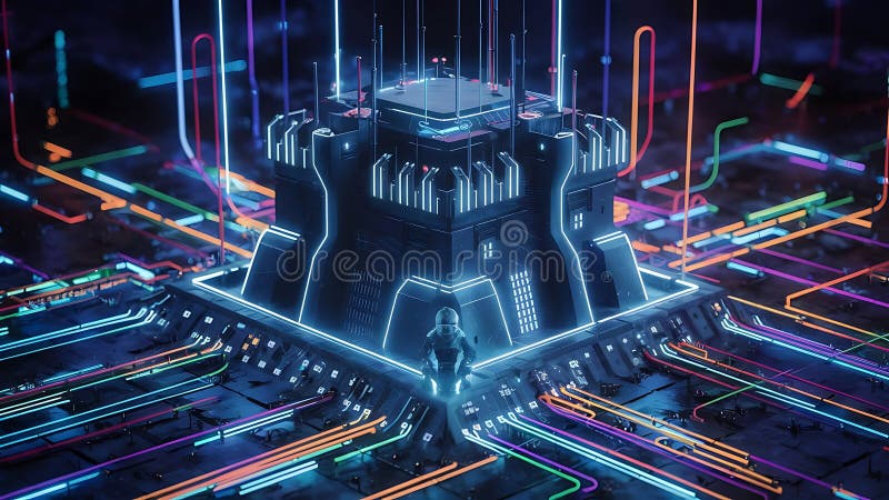 Security Theme of Cyber Security Data Protection Information Privacy ...