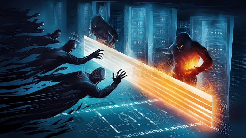 Security Theme of Cyber Security Data Protection Information Privacy ...