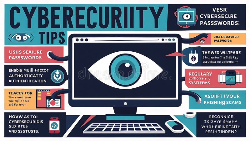 Security Theme of Cyber Security Data Protection Information Privacy ...