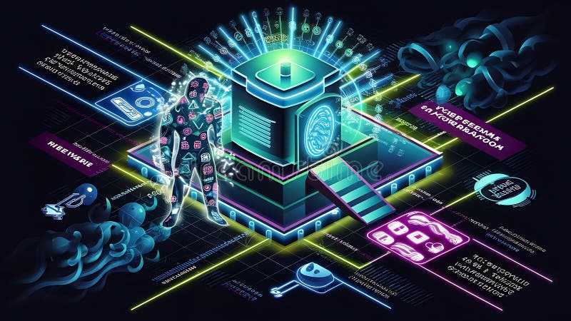 Security Theme of Cyber Security Data Protection Information Privacy ...