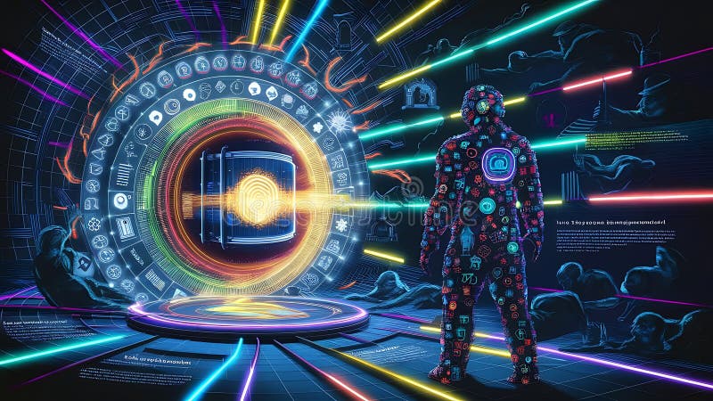 Security Theme of Cyber Security Data Protection Information Privacy ...