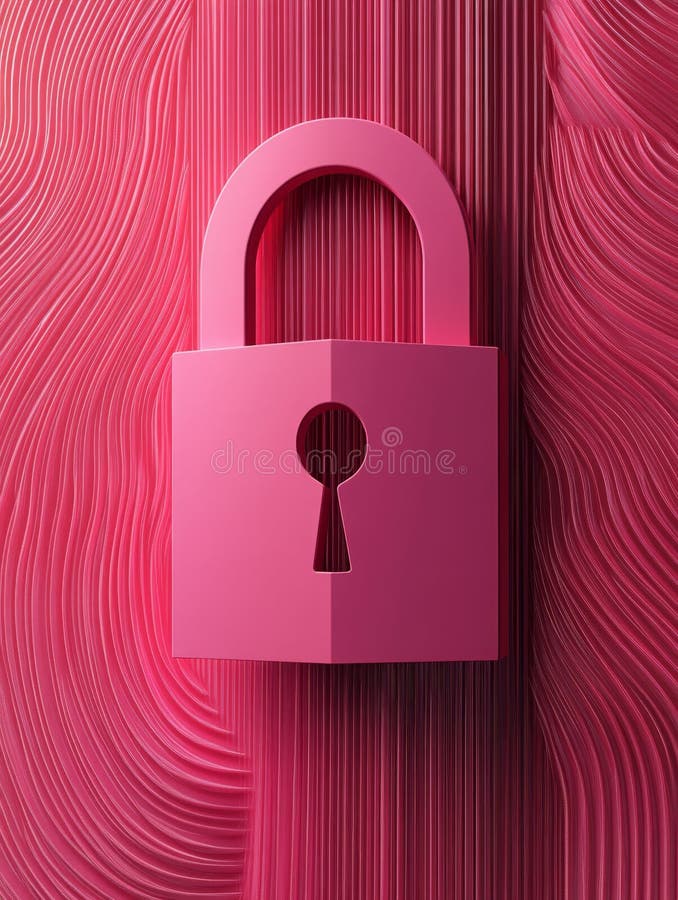 Stylized Pink Lock Icon Stock Photos - Free & Royalty-Free Stock Photos ...