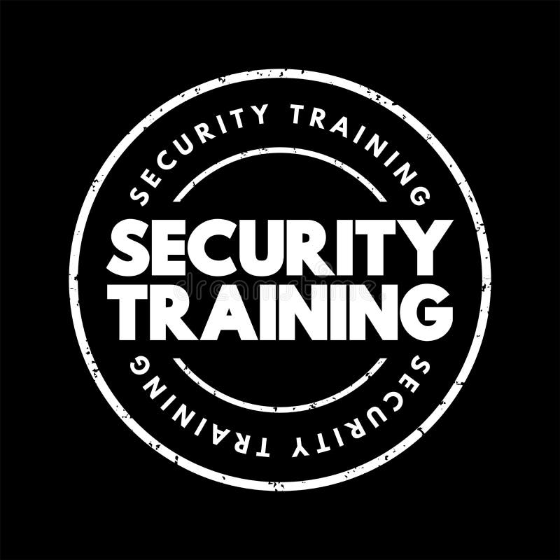 Security Training Text Quote on a Banner Stock Illustration ...