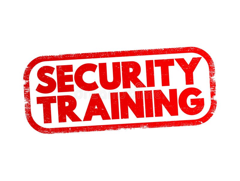 Security Training Text Quote on a Banner Stock Illustration ...