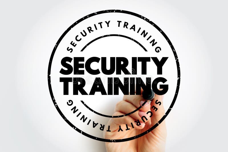 Security Training Text Quote on a Banner Stock Illustration ...