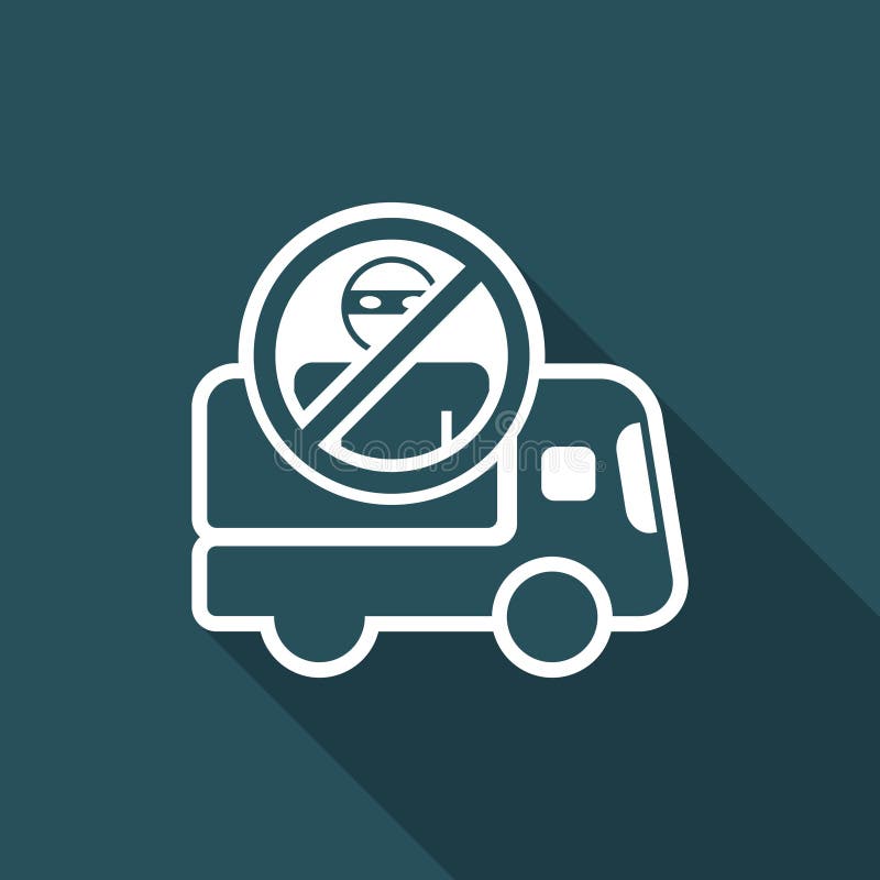 Security transport icon stock vector. Illustration of protect - 118516266