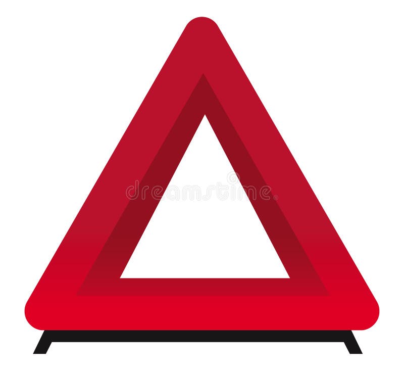 Security triangle stock vector. Illustration of security - 20302874