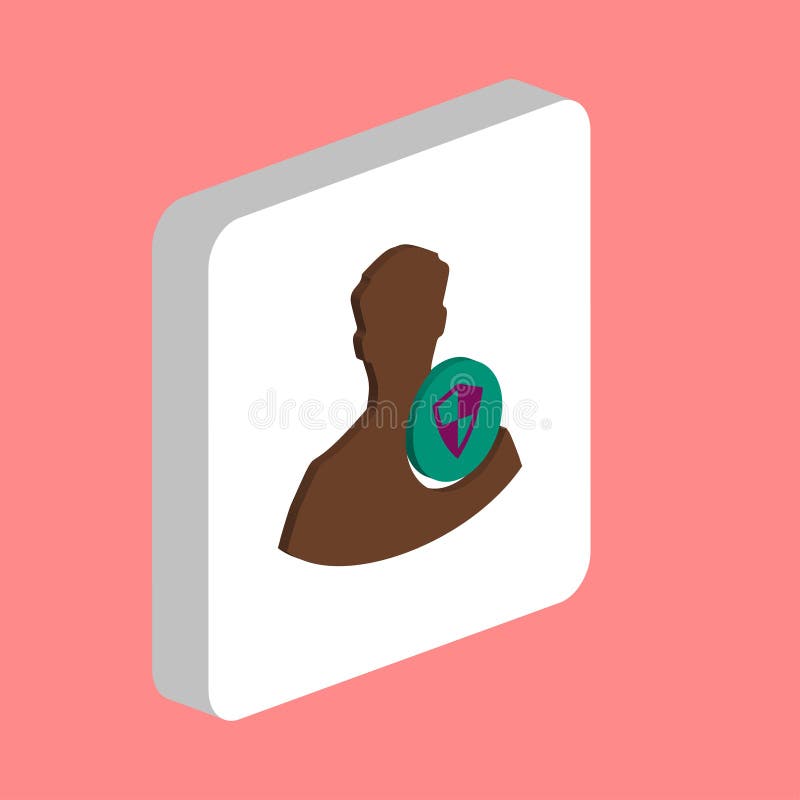Security User Simple Vector Icon. Illustration Symbol Design Template ...