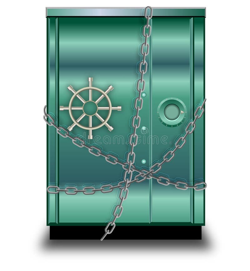Security vault stock vector. Illustration of safety, iron - 11273059