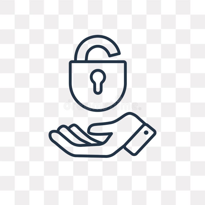 Security Vector Icon Isolated on Transparent Background, Security ...