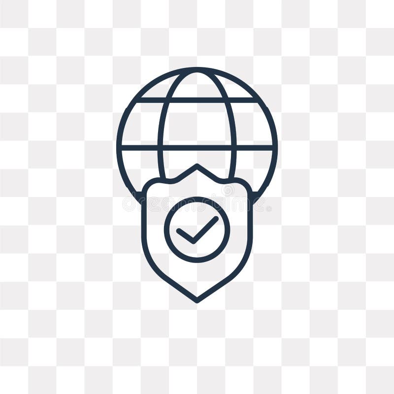 Security Vector Icon Isolated on Transparent Background, Security ...