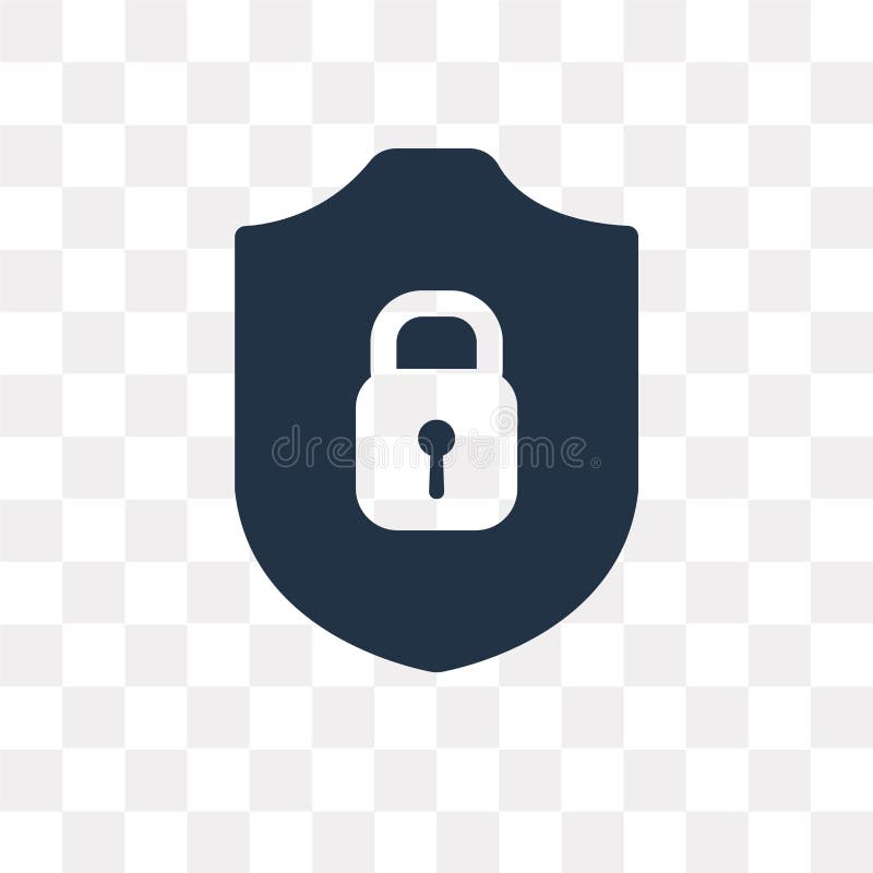 Security Vector Icon Isolated on Transparent Background, Security ...