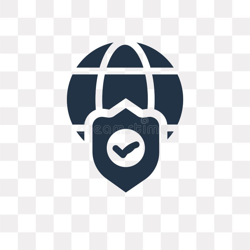 Security Vector Icon Isolated on Transparent Background, Security ...