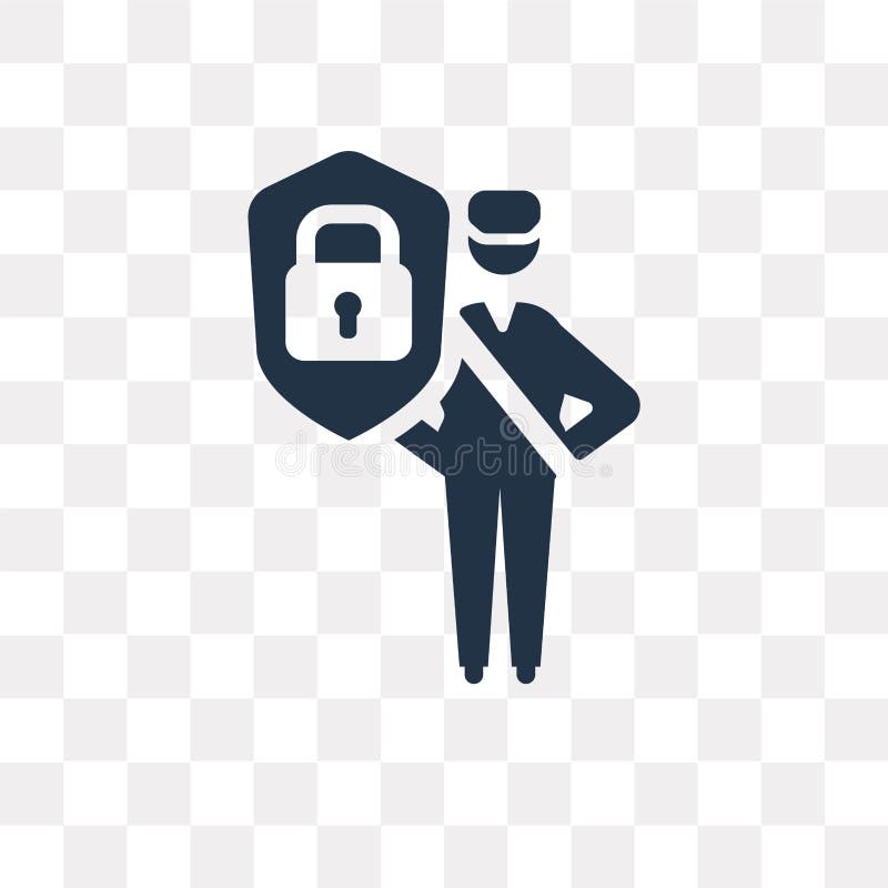 Security Vector Icon Isolated on Transparent Background, Security ...