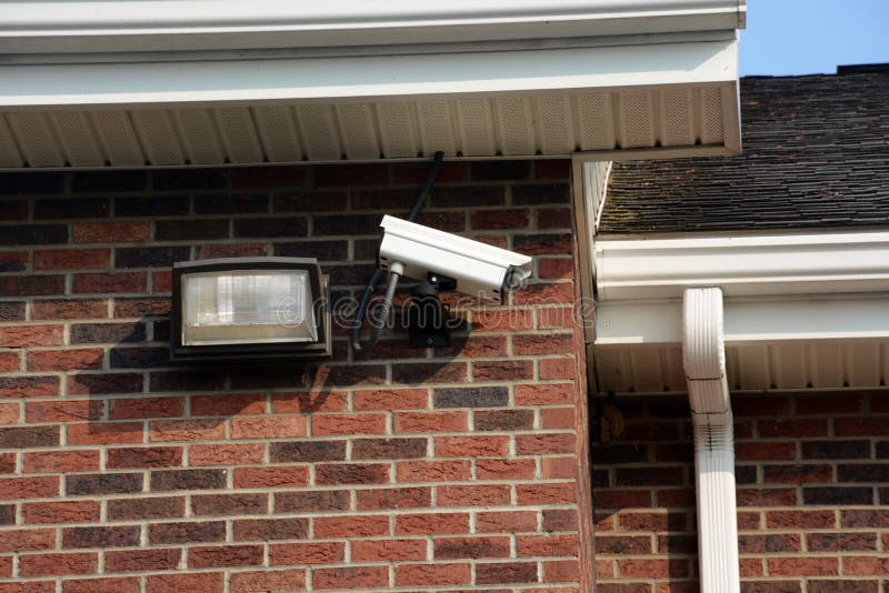Security stock photo. Image of surveillance, wall, light - 56370872