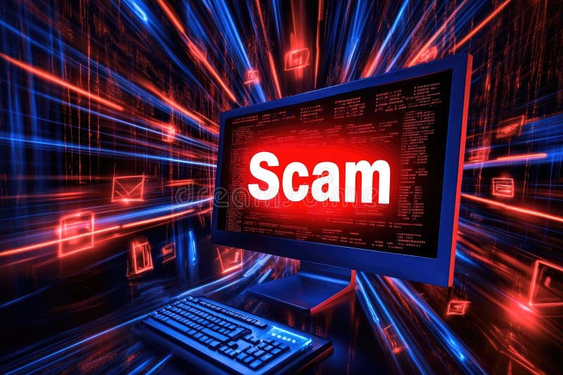 Security Warning: Text Scam Highlighting Dangers of Fraud, Online ...