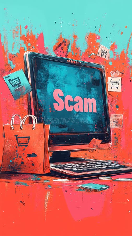 Security Warning: Text Scam Highlighting Dangers of Fraud, Online ...