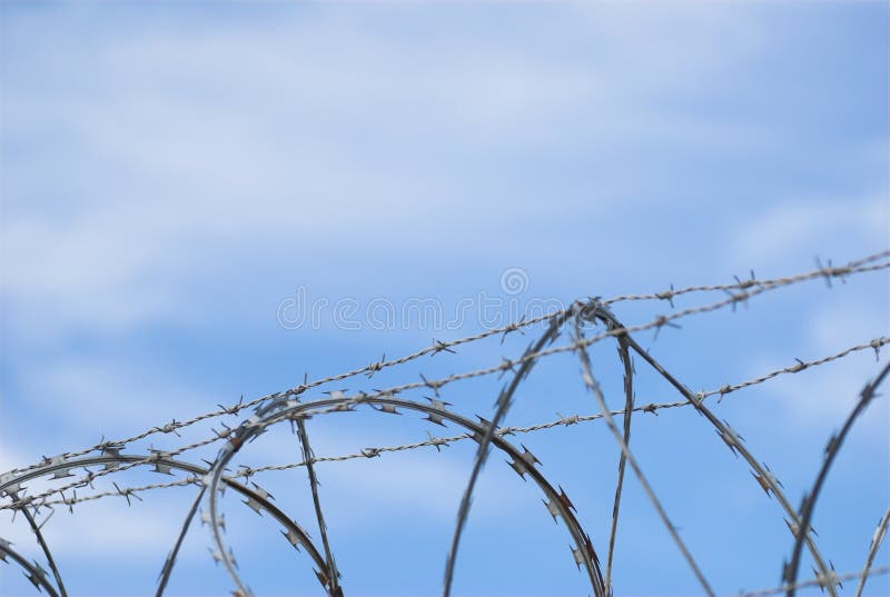 Security Wire stock photo. Image of fence, barrier, metal - 23571562