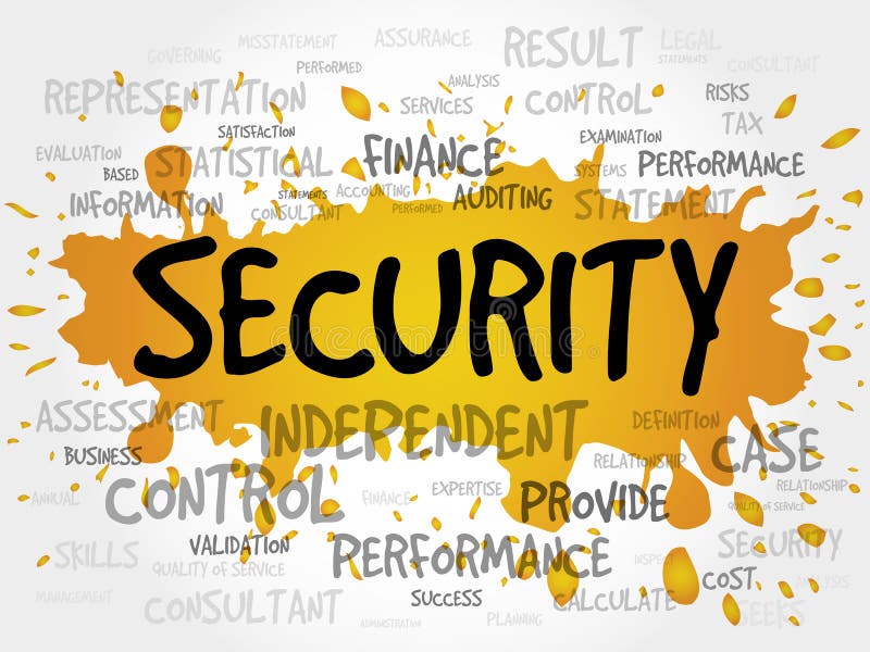 It Security word cloud stock illustration. Illustration of firewall ...