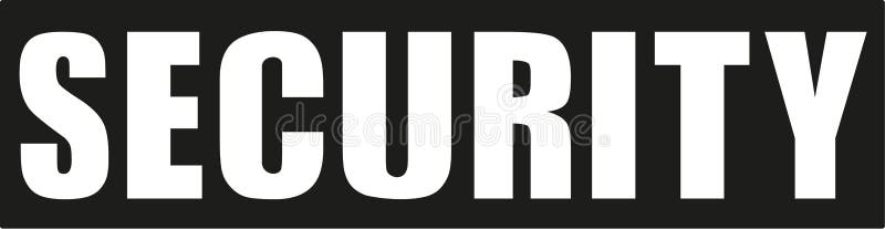 Security word inverted stock vector. Illustration of sign - 107103298