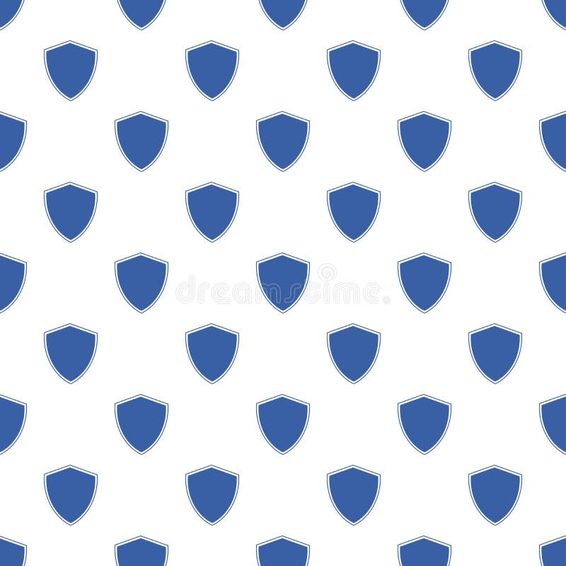 Securiyu Shield Pattern Repeat Seamless Pattern. Vector Geometric ...