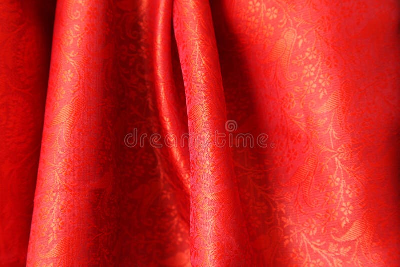 Seda india roja imagen de archivo. Imagen de sari, color - 14859129