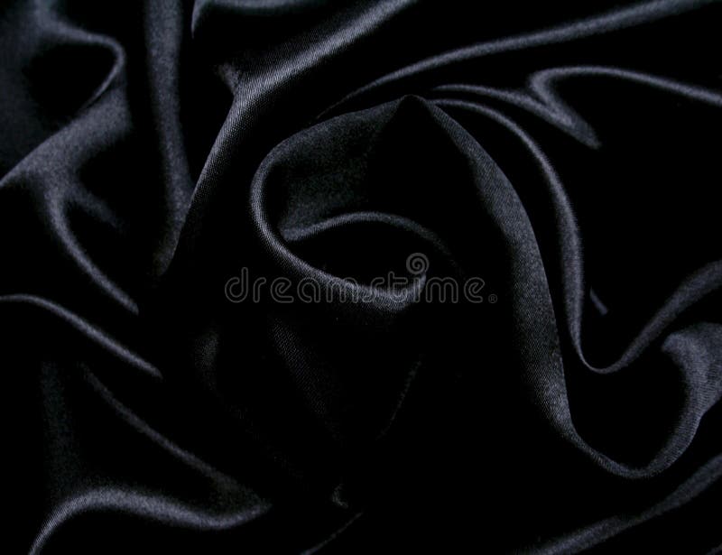 Seda Negra Elegante Lisa Como Fondo Foto de archivo - Imagen de oscuro ...
